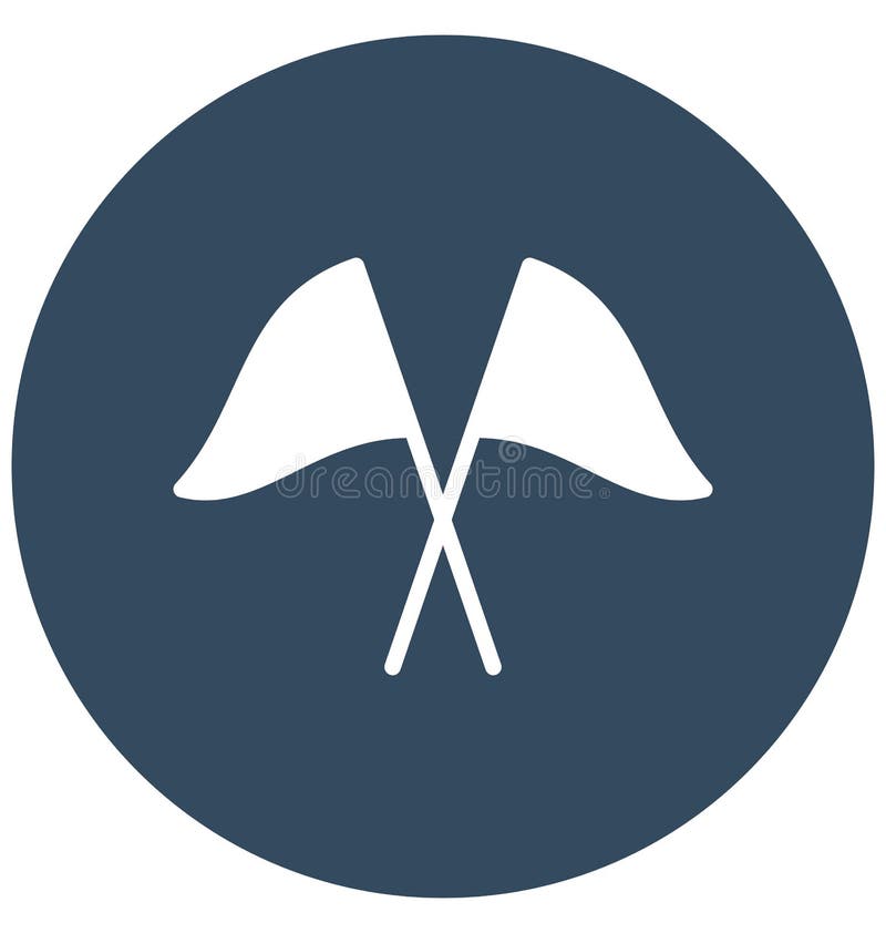 Destination Flags, Two Flags Vector that Can Be Easily Modified or Edit ...