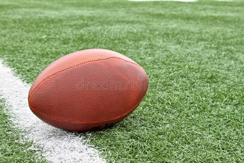Football on the Yard Line stock image. Image of foot - 11883751