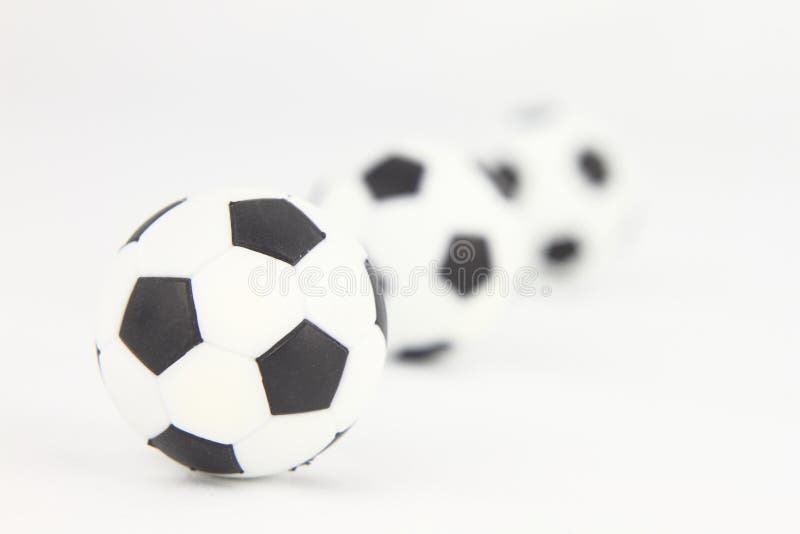 Two soccer balls on white stock image. Image of drop, competition - 3270435