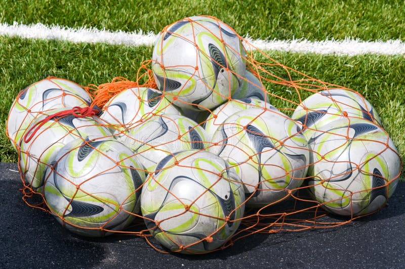 Footballs. stock photo. Image of ball, sports, abstract - 8787248