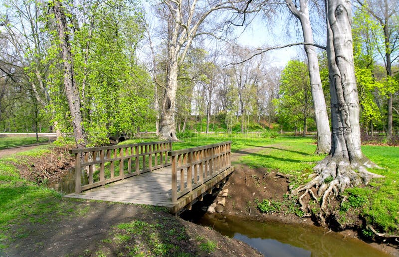 Footbridge stock photo. Image of stream, nature, footbridge - 33525510