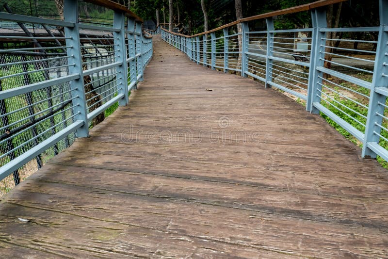 Footbridge in the park stock image. Image of walk, tourism - 79843503