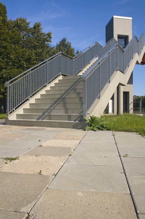 Footbridge Stairs stock image. Image of pass, stairway - 10836663