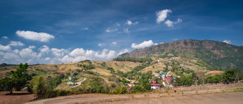 Foothill Village View stock image. Image of valley, quaint - 77792937