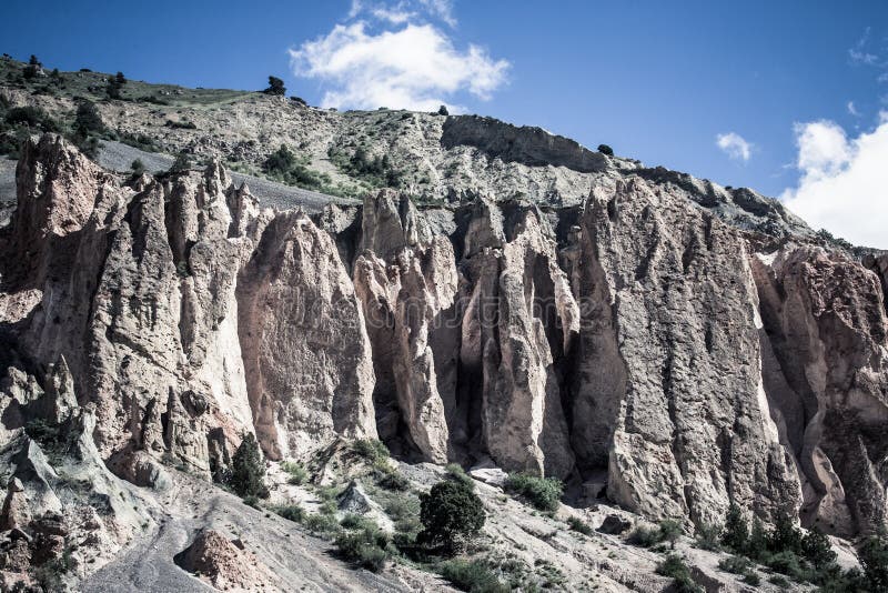 Foothills of the Pamirs in Tajikistan Stock Image - Image of barren ...