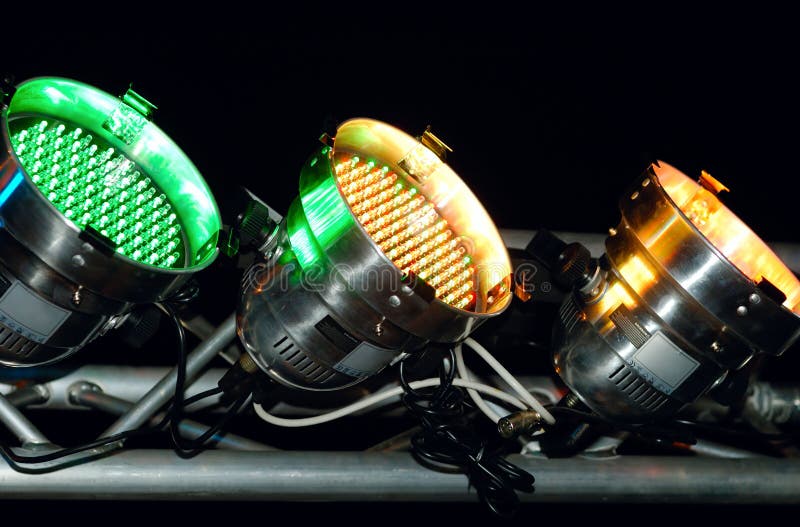 Footlights stock photo. Image of light, spotlight, bright - 6360654