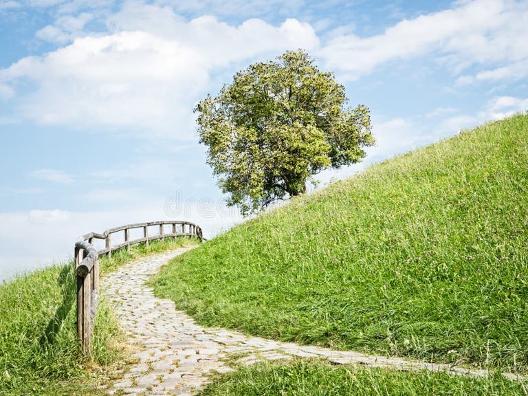 Footpath stock image. Image of single, footpath, uneven - 28460393