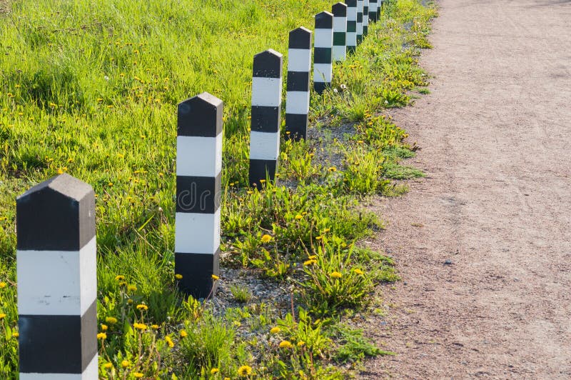 Footpath decorative fence stock photo. Image of path - 55453222