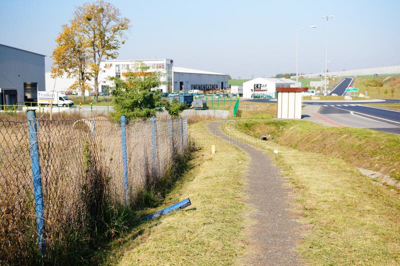 Footpath editorial stock photo. Image of road, neighbourhood - 45297793