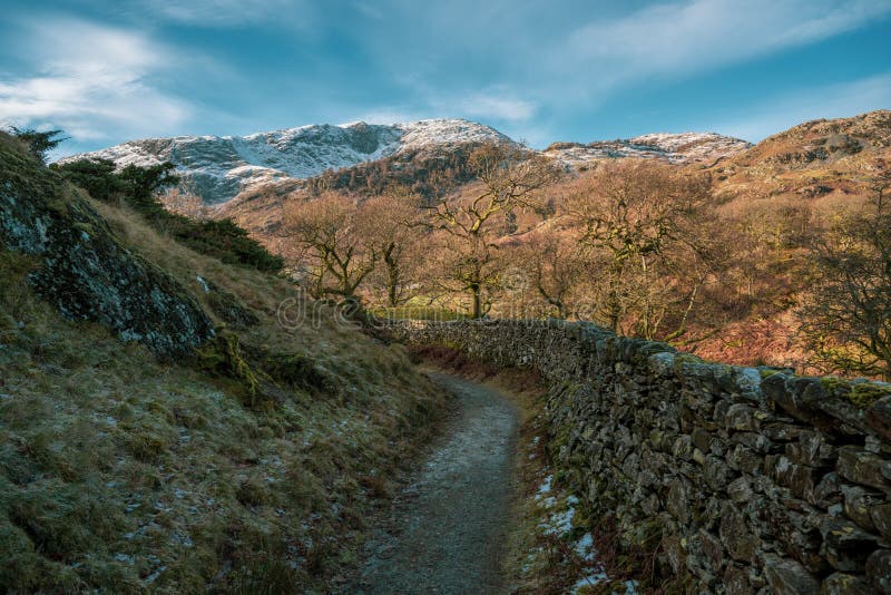 Footpath in the Lake District Stock Image - Image of travel, nature ...