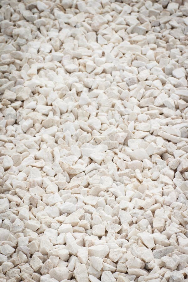 Footpath Made of Small White Stones, Background Texture Stock Photo ...