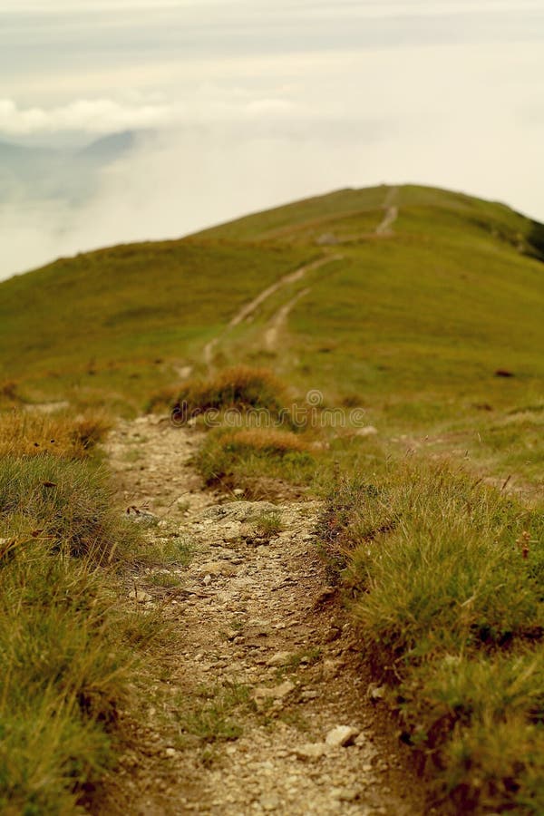 Footpath on a Mountain Ridge Stock Photo - Image of horizon, path: 47254108