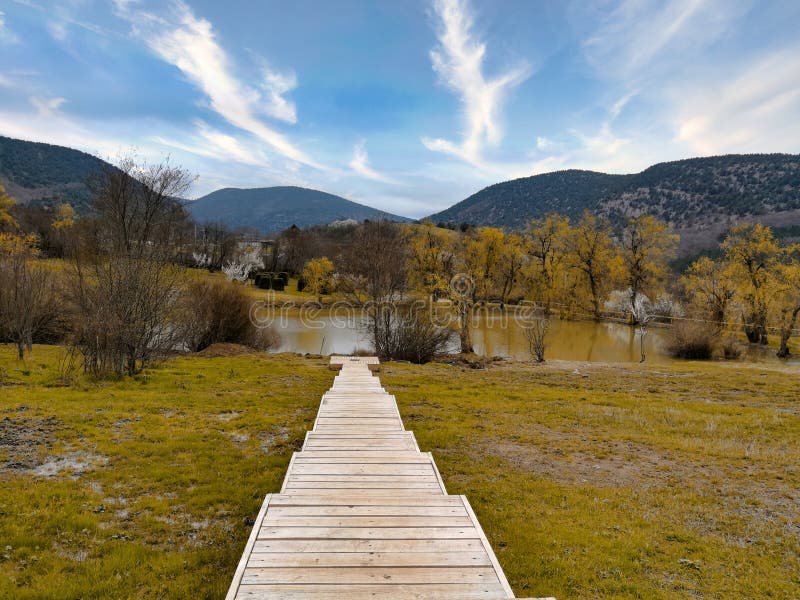 A Footpath in a Place for Leisure and Recreation. Untouched by Man ...