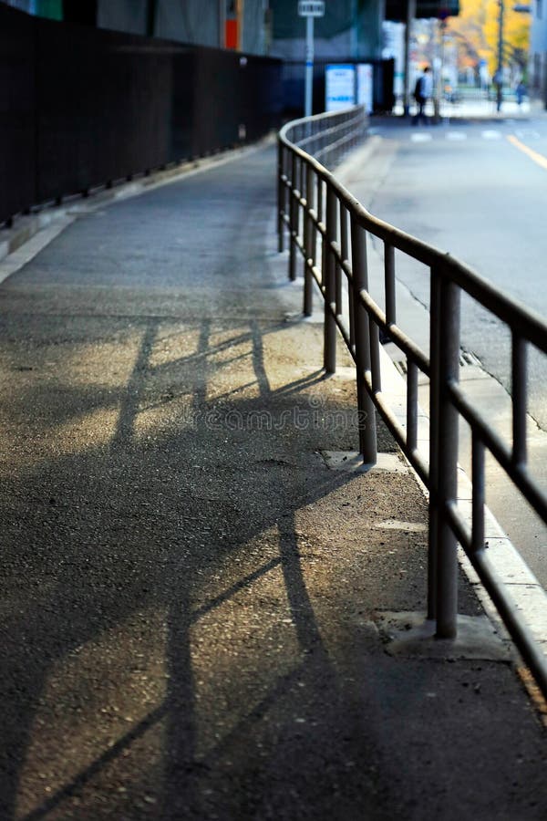 Footpath on Road in the City Stock Photo - Image of walk, footpath ...