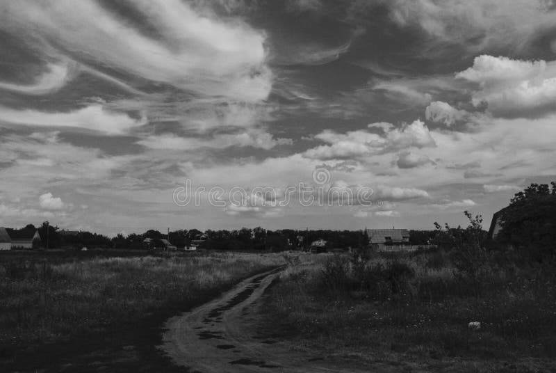 Footpath, Road To the Clouds, Clouds and Sky, Nature, Landscape, Trees ...