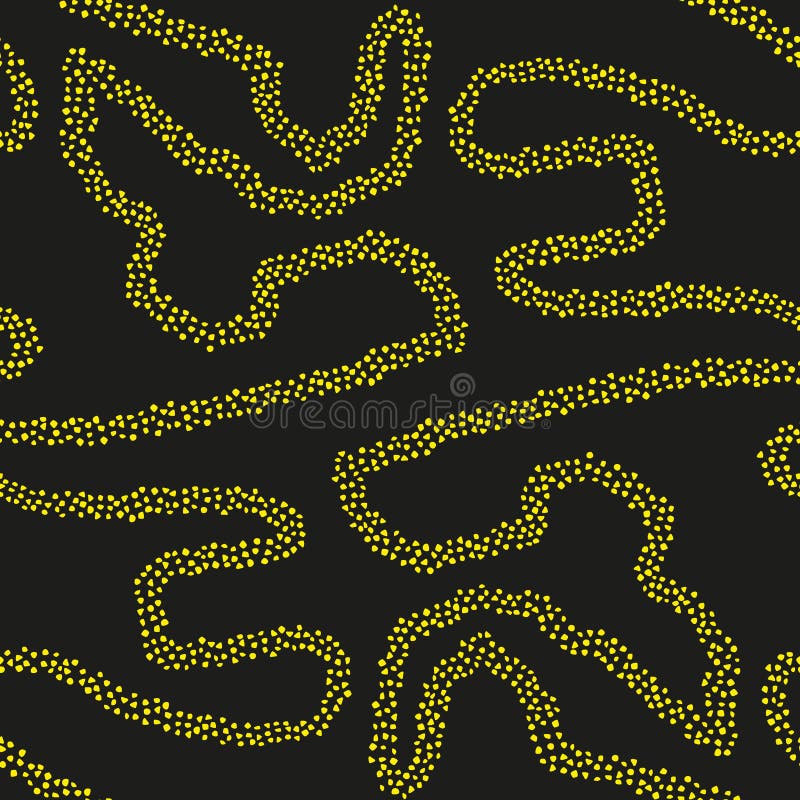 Footpath Seamless Pattern Background. Made of Small Hand-drawn Stones ...