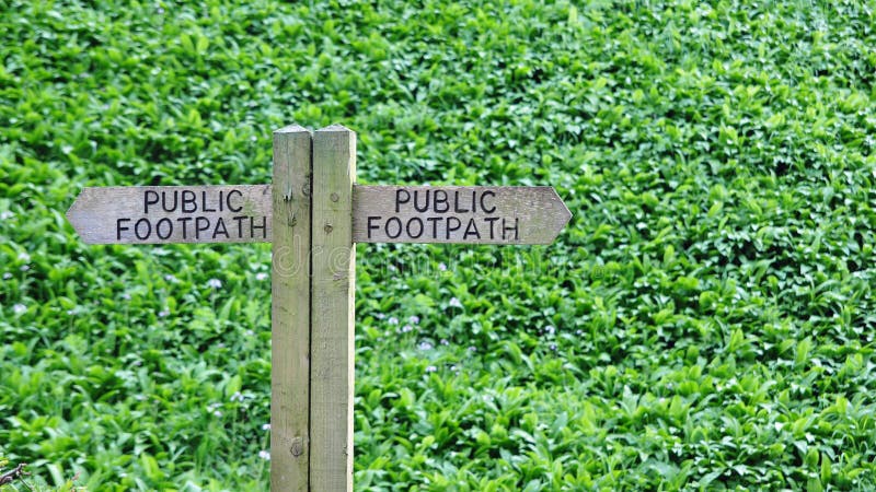 Footpath Signpost stock image. Image of pointing, hike - 14756137