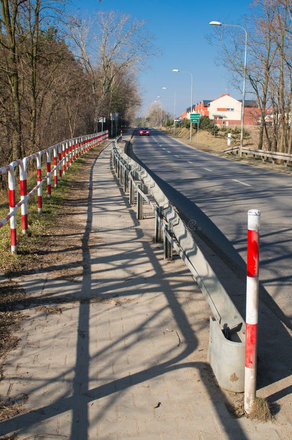 Footpath and street stock photo. Image of road, blue - 39921738