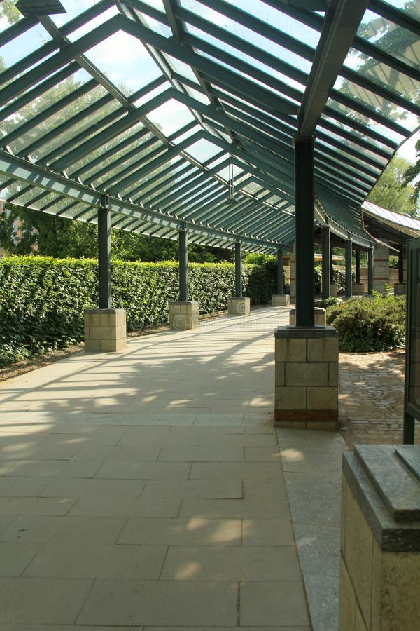Footpath in the Roof-garden Stock Photo - Image of cobble, hotel: 7295044