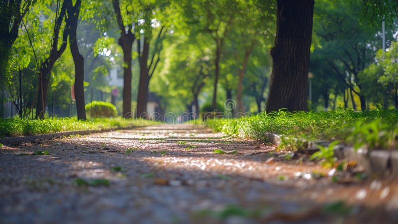 Footpath in the Woods Path in the Forest Path in the Park Stock ...