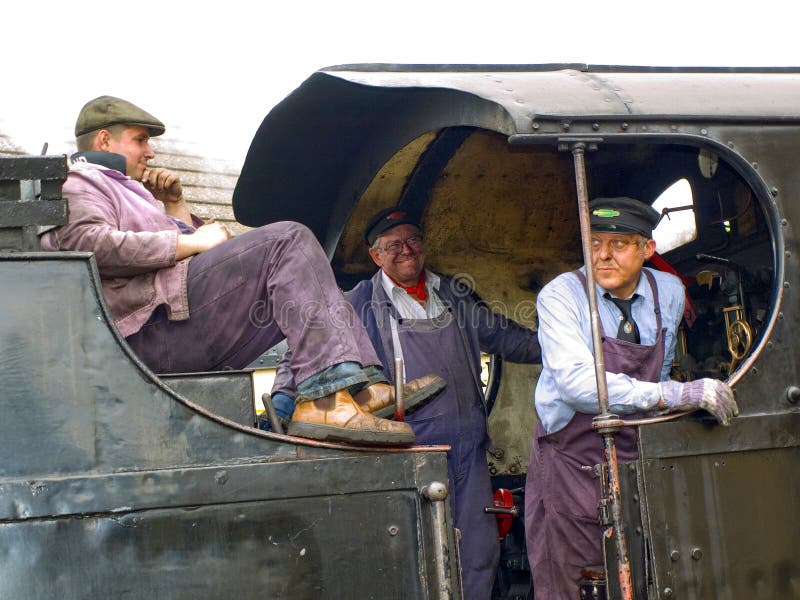 Steam Train - Footplate Crew - Nene Valley Railway- Cambridgeshire ...