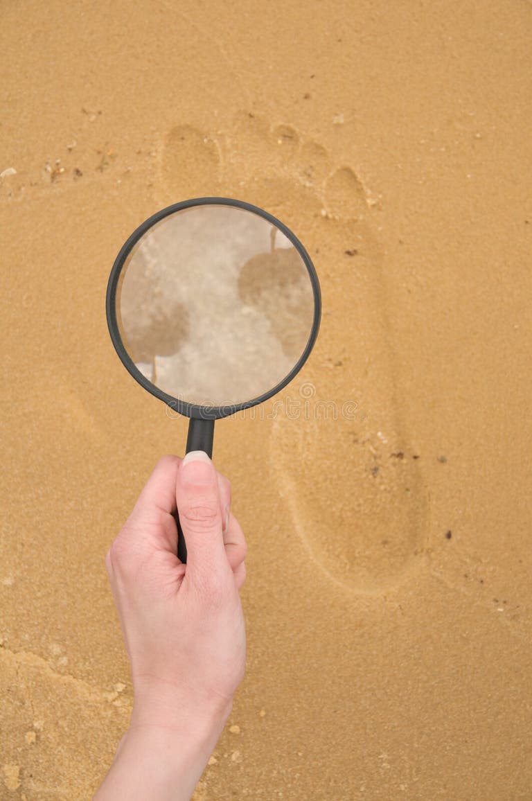 156 Magnifying Glass Footprint Stock Photos - Free & Royalty-Free Stock ...