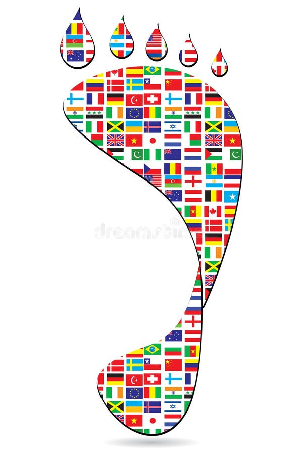 Footprint Flag Stock Illustrations – 852 Footprint Flag Stock ...