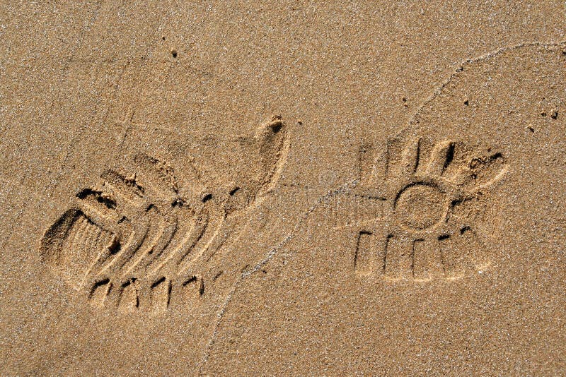 Footprint stock image. Image of walking, running, footprint - 4686229