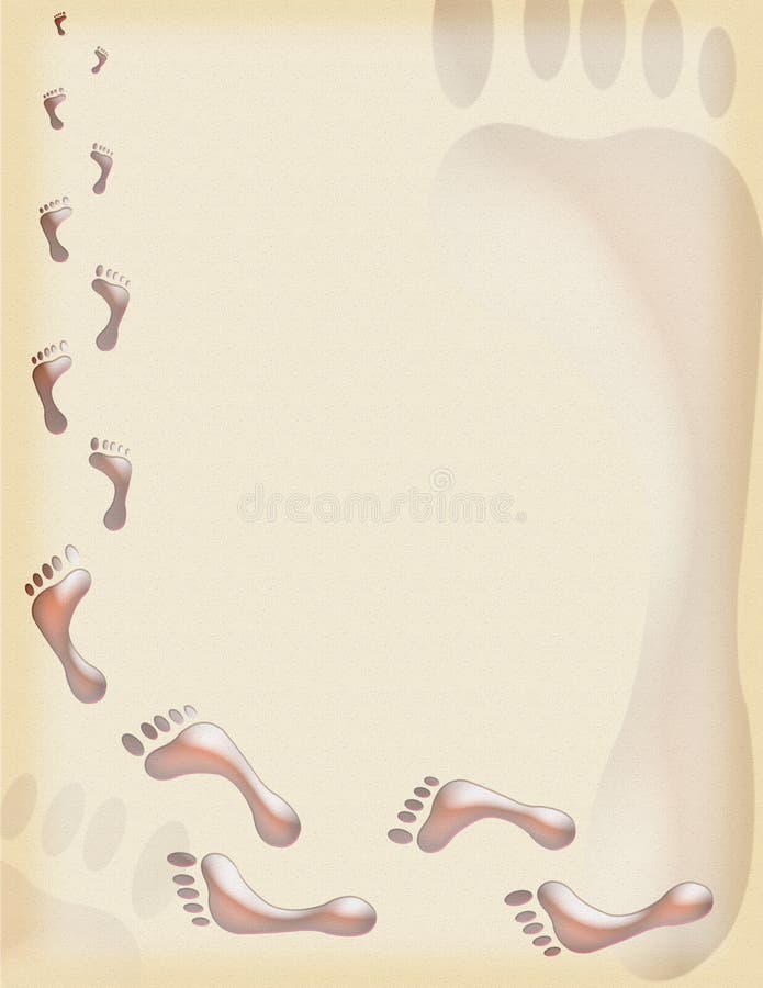 Footprint background stock illustration. Illustration of markings - 1829037