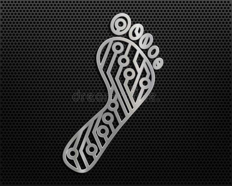Robot Footprint Stock Illustrations – 231 Robot Footprint Stock ...