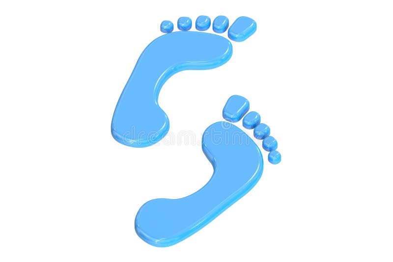 Footprint 3d Stock Illustrations – 3,566 Footprint 3d Stock ...