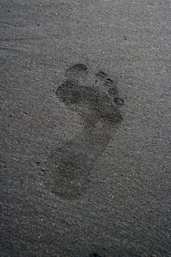Footprint foot stock image. Image of beach, feet, footprint - 60638901