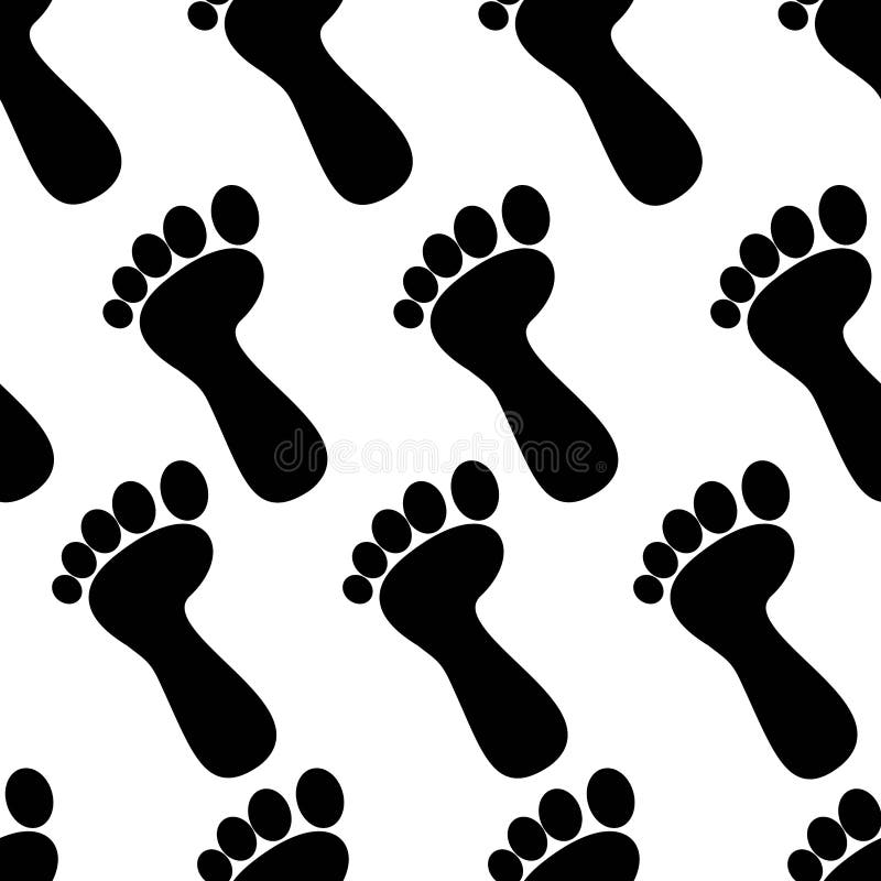 Footprint Icon, Symbol Design Template Stock Vector - Illustration of ...