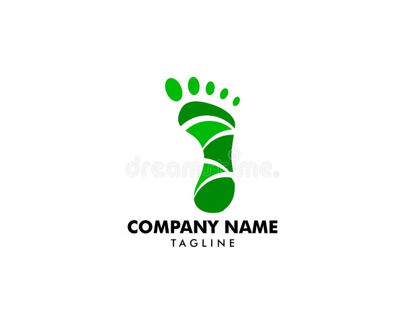 Footprint Logo Template Vector Icon Stock Vector - Illustration of ...