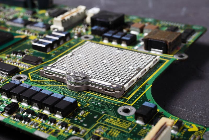 Footprint for the Microprocessor on the Motherboard of the Beech Laptop ...