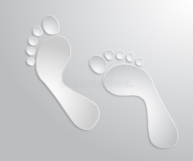 Footprint stock vector. Illustration of brushstroke, curves - 39274217