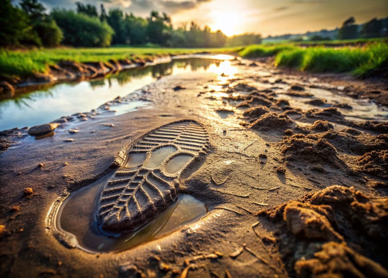 Footprint in the Mud a Powerful Visual Narrative Opportunity for ...