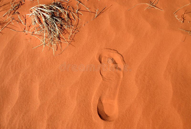 Red Footprint stock photo. Image of feet, inprint, impression - 2202252