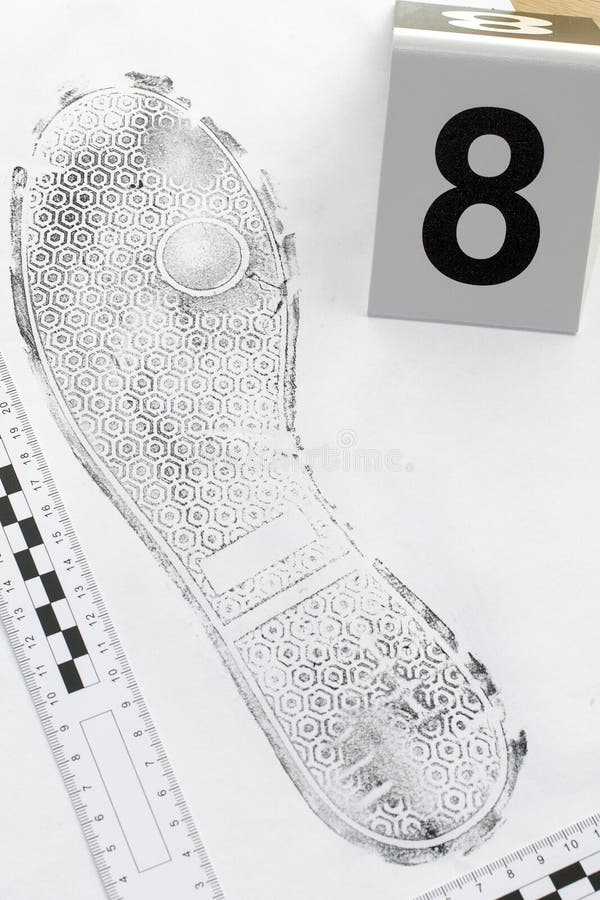 Footprint stock image. Image of discovery, criminology - 39600301