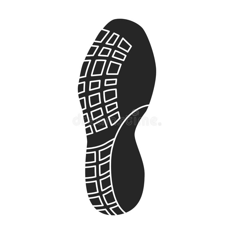 Footprint Vector Icon.Cartoon Vector Icon Isolated on White Background ...