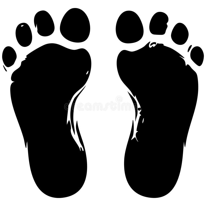 Footprint Vector Shape Design Suitable for Various Creative Projects ...