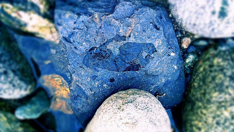 Footprint stock image. Image of footprint, rock, water - 74607995