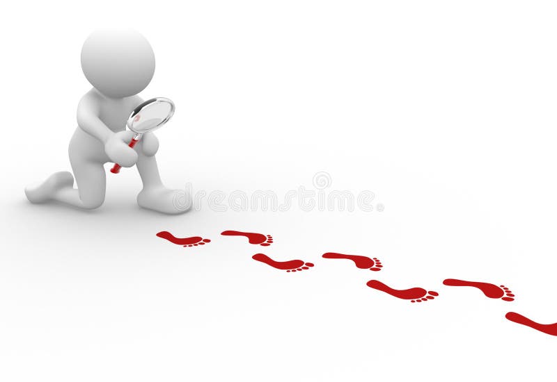 Footprints Find Solution through Maze Puzzle Stock Vector ...