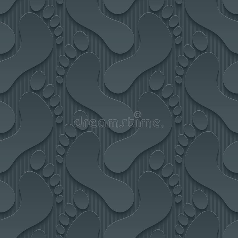 Footprints 3d Seamless Wallpaper. Stock Vector - Illustration of ...