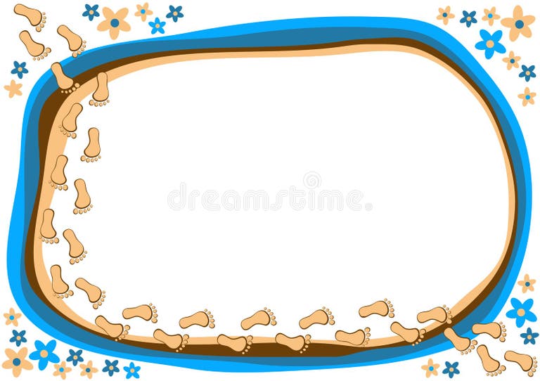 Baby Feet Border Stock Illustrations – 126 Baby Feet Border Stock ...