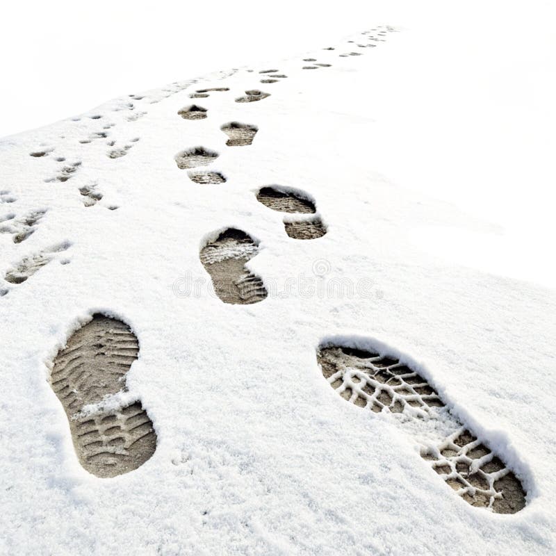 Footprints on Transparent Background Stock Illustration - Illustration ...