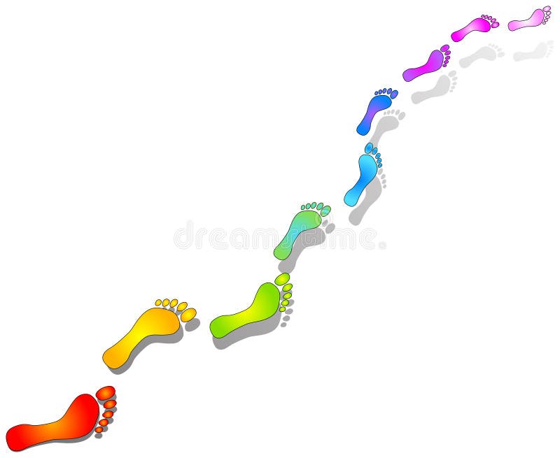 41+ Colorful footprints Free Stock Photos - StockFreeImages