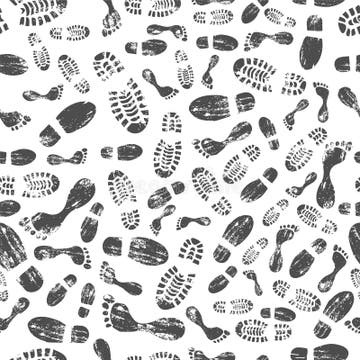 Foot Down Footprint Stock Illustrations – 28 Foot Down Footprint Stock ...
