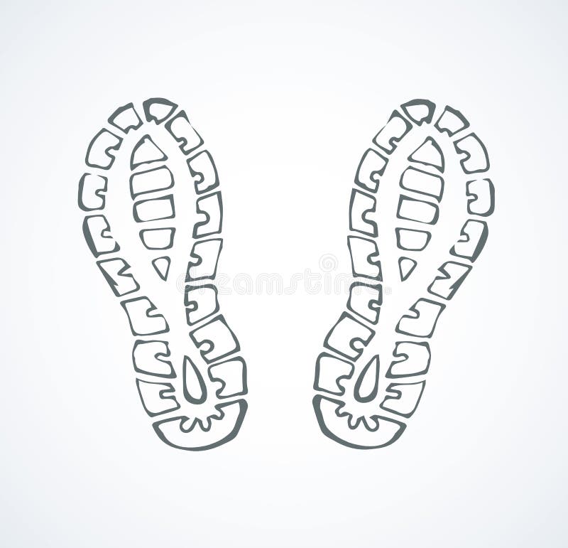 Sneaker Footprints Stock Illustrations – 412 Sneaker Footprints Stock ...