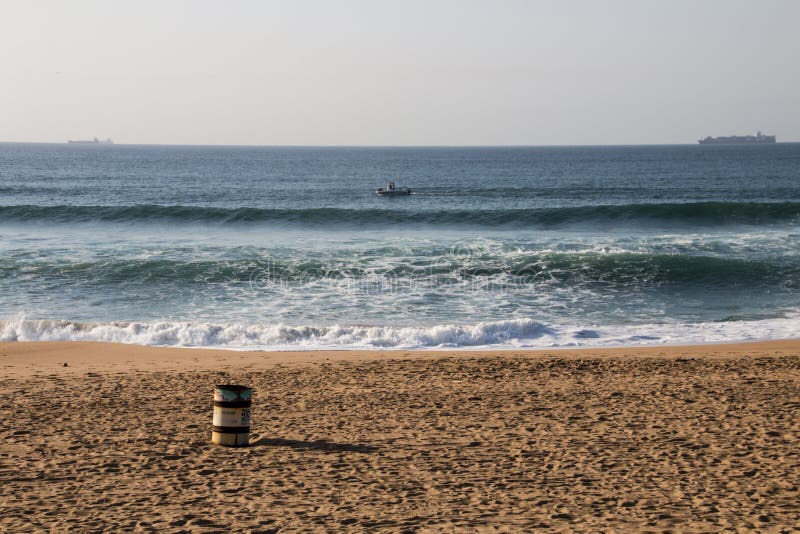 Garbage on the Shoreline stock photo. Image of pollution - 21383724